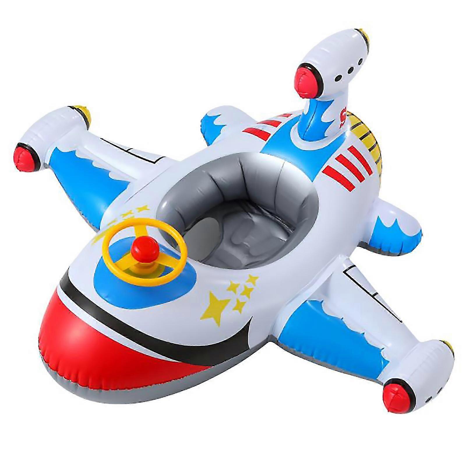 Airplane Swimming Ring Water Toy Baby Swimming Airplane Seat High ...