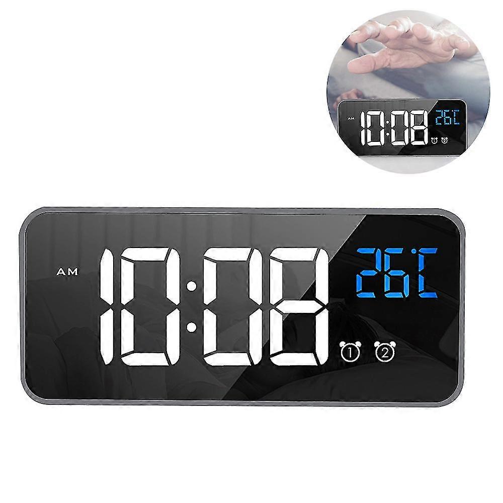 Led Display Digital Alarm Clock, Usb Charging Port | Fruugo UK