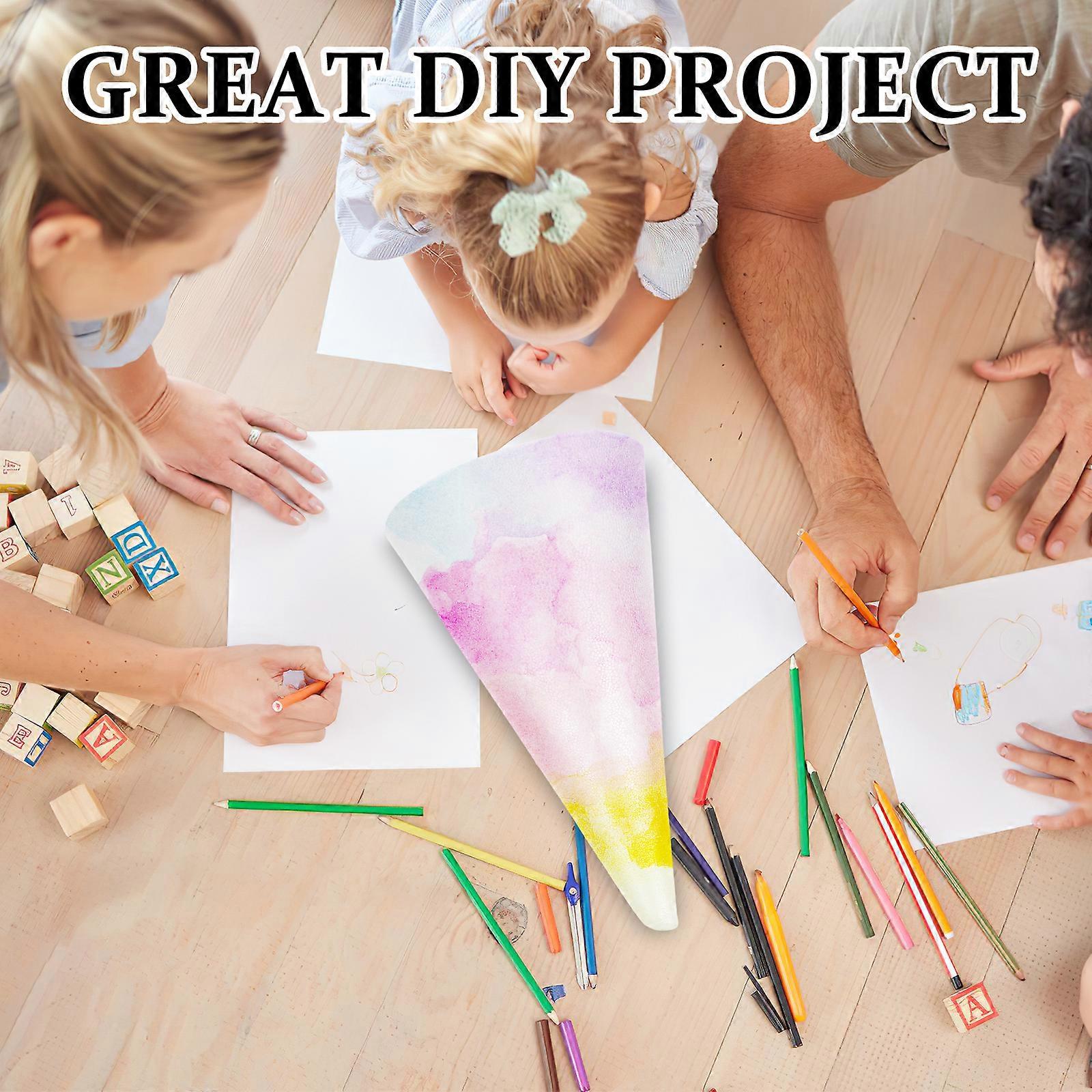 Black Table Decor High Density Foam Foam Craft Styrofoam Blocks ...