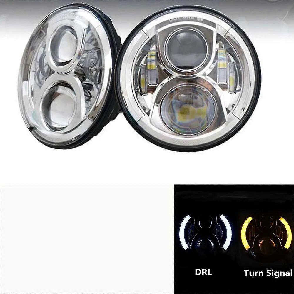 Car Accessories 7Inch Round Led Headlights For Mazda MX-5 MX5 Hummer H1 ...
