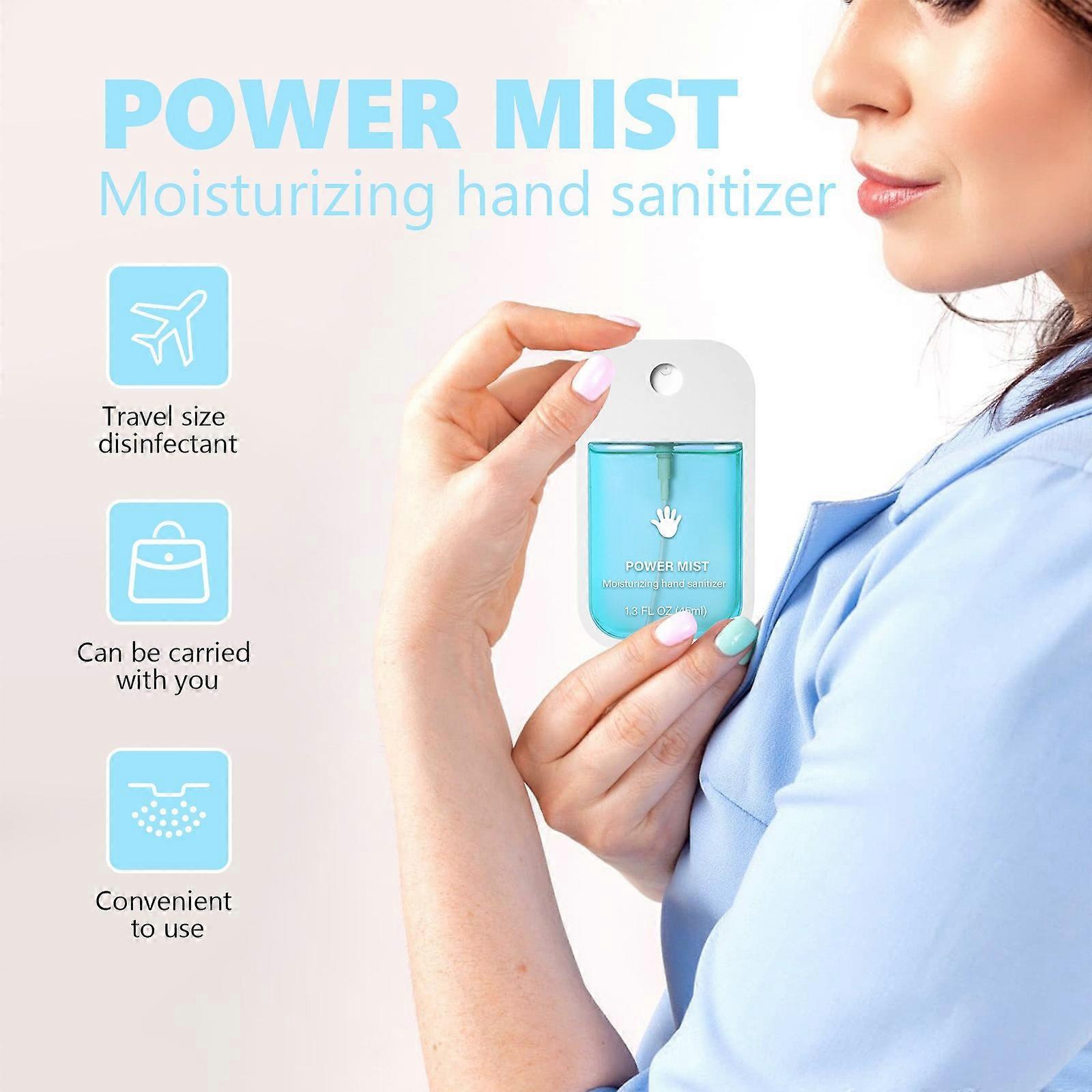 Power Mist Hand Sanitizer-Hand Sanitizer Spray, Portable Moisturizing ...