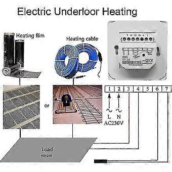 Manual Underfloor Heating Thermostats 220v 16a, Electric Underfloor ...
