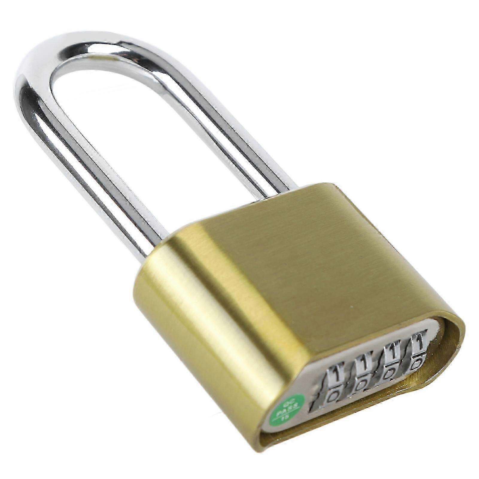 4 Digit Combination Padlock Weatherproof Resettable Heavy Duty ...