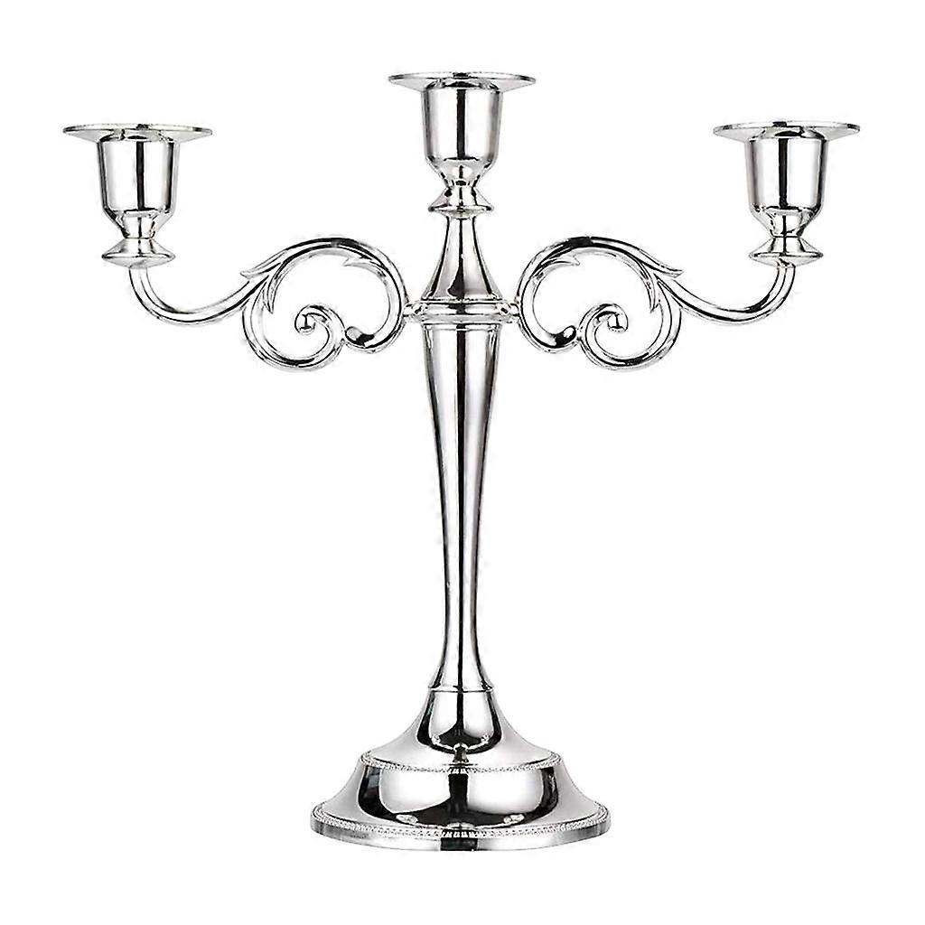 3 Candle Holder Pillar Candelabra Dining Props- | Fruugo UK