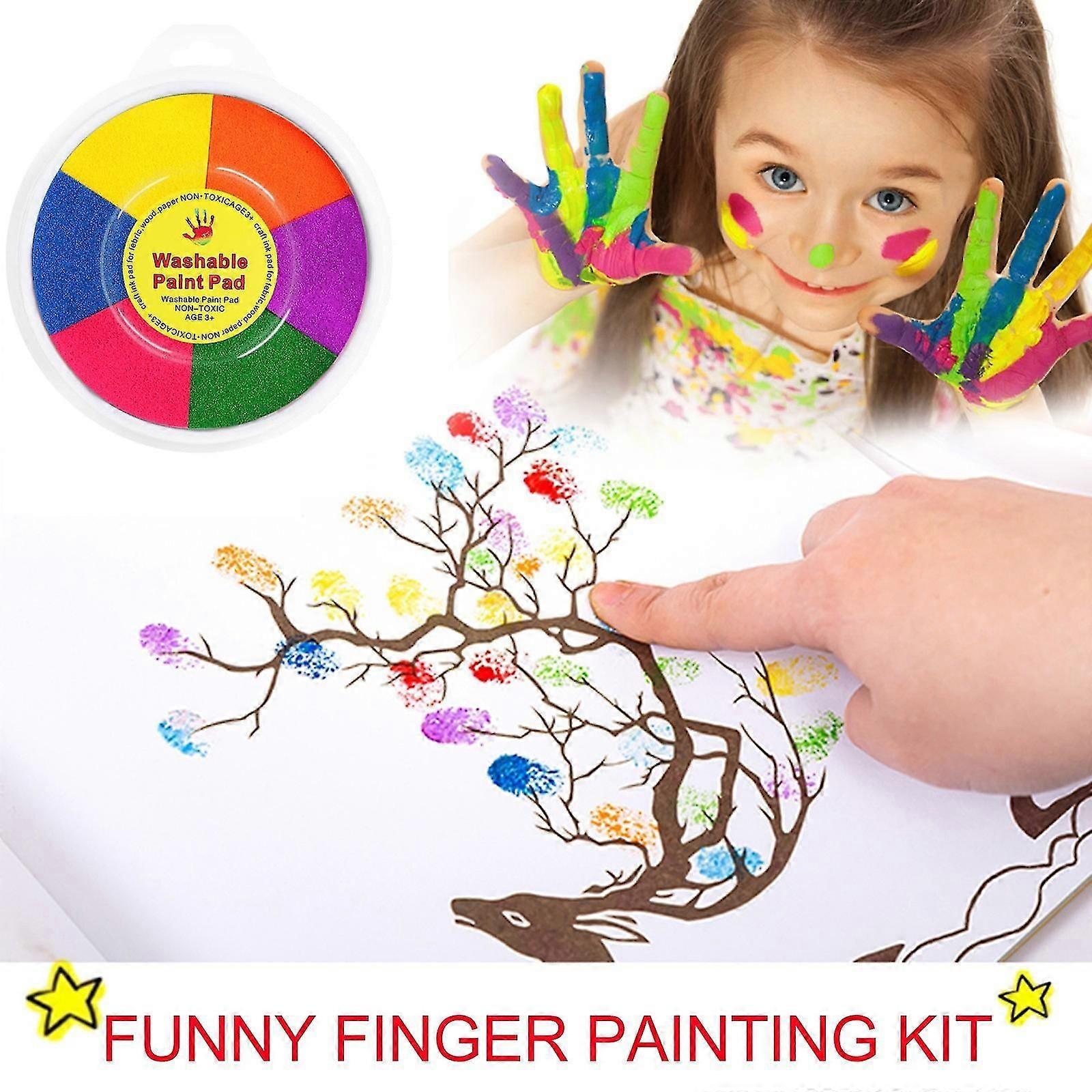 Funny Finger Painting Kit Finger Drawing Toys Kid Finger Paint ...
