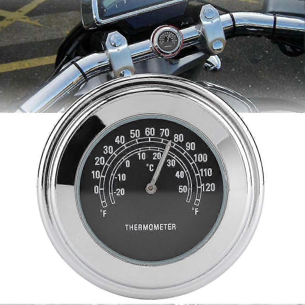 Motorcycle temperature gauge, handlebar thermometer weatherproof for ...