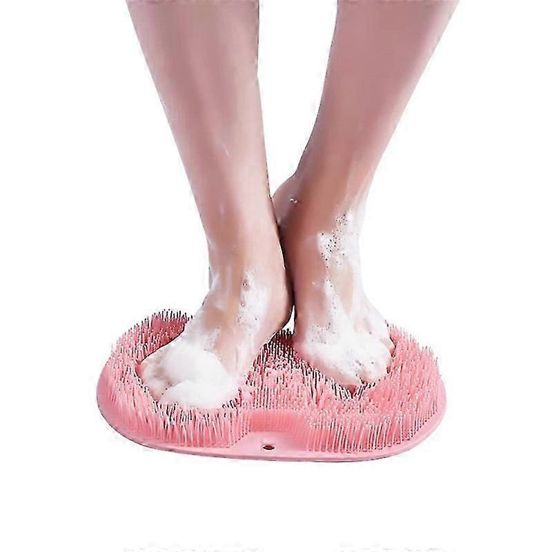 Foot Washing Brush Silicone Bath Foot Massage Pad Mat Shower Massage ...
