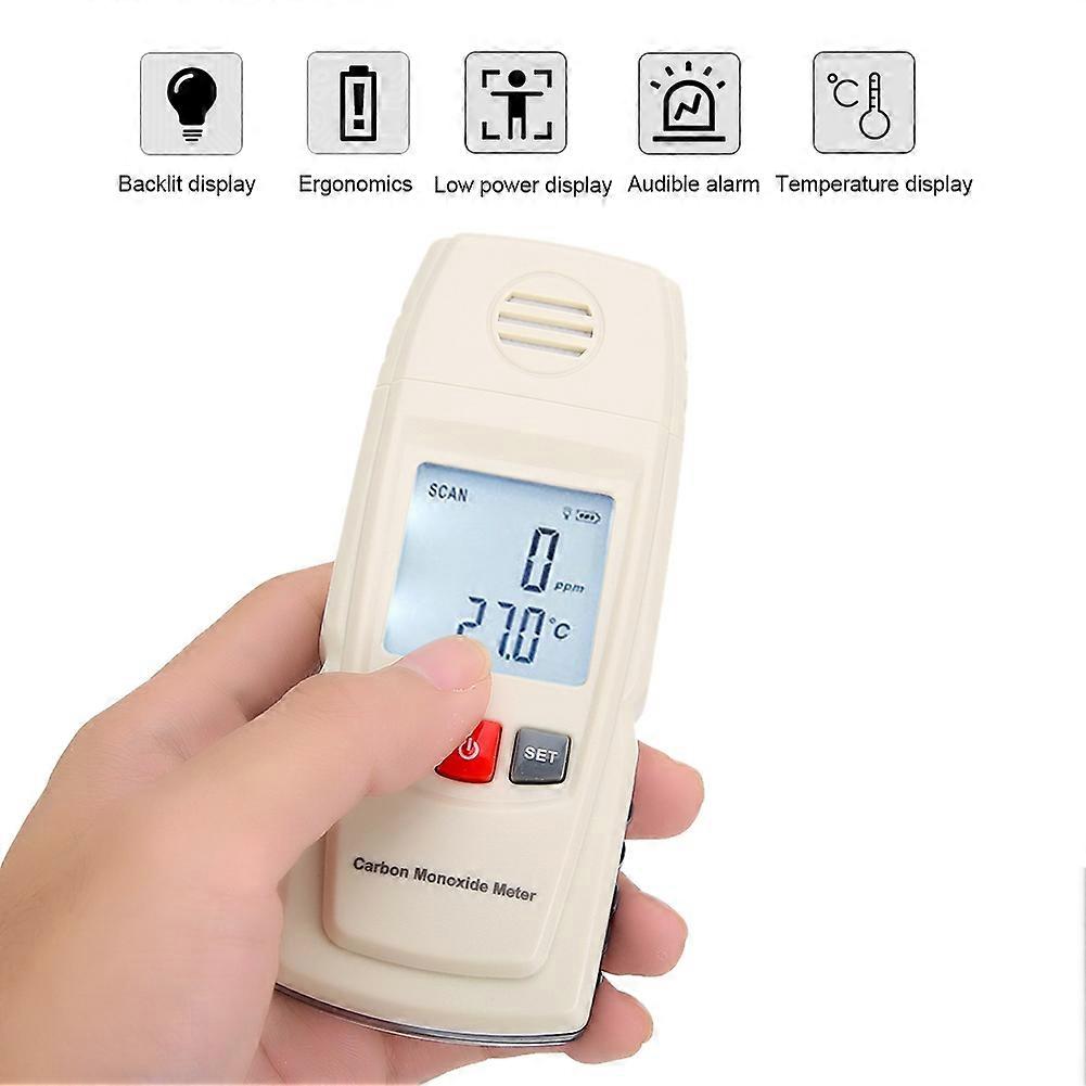 Portable Handheld High Precision Carbon Monoxide Meter CO Gas Leakage ...