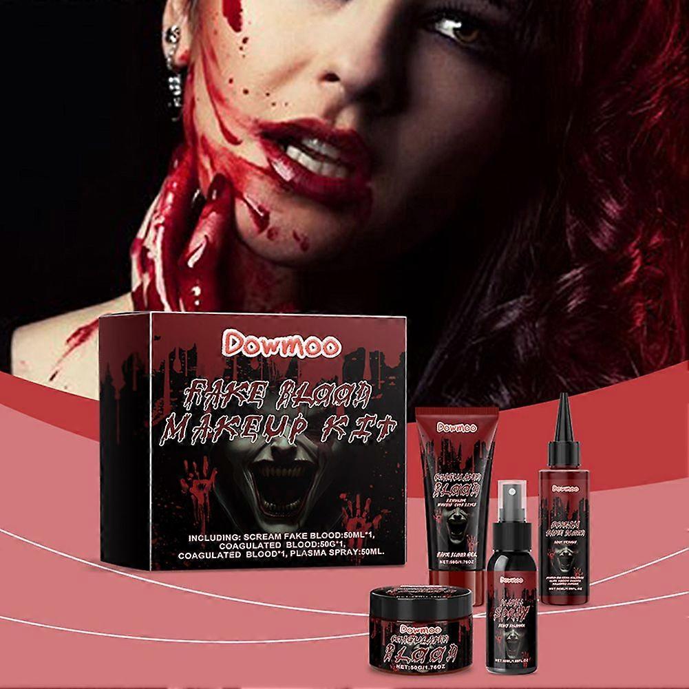 Fake Blood Makeup Drops for Halloween, Ultra-Realistic Blood Liquid for ...