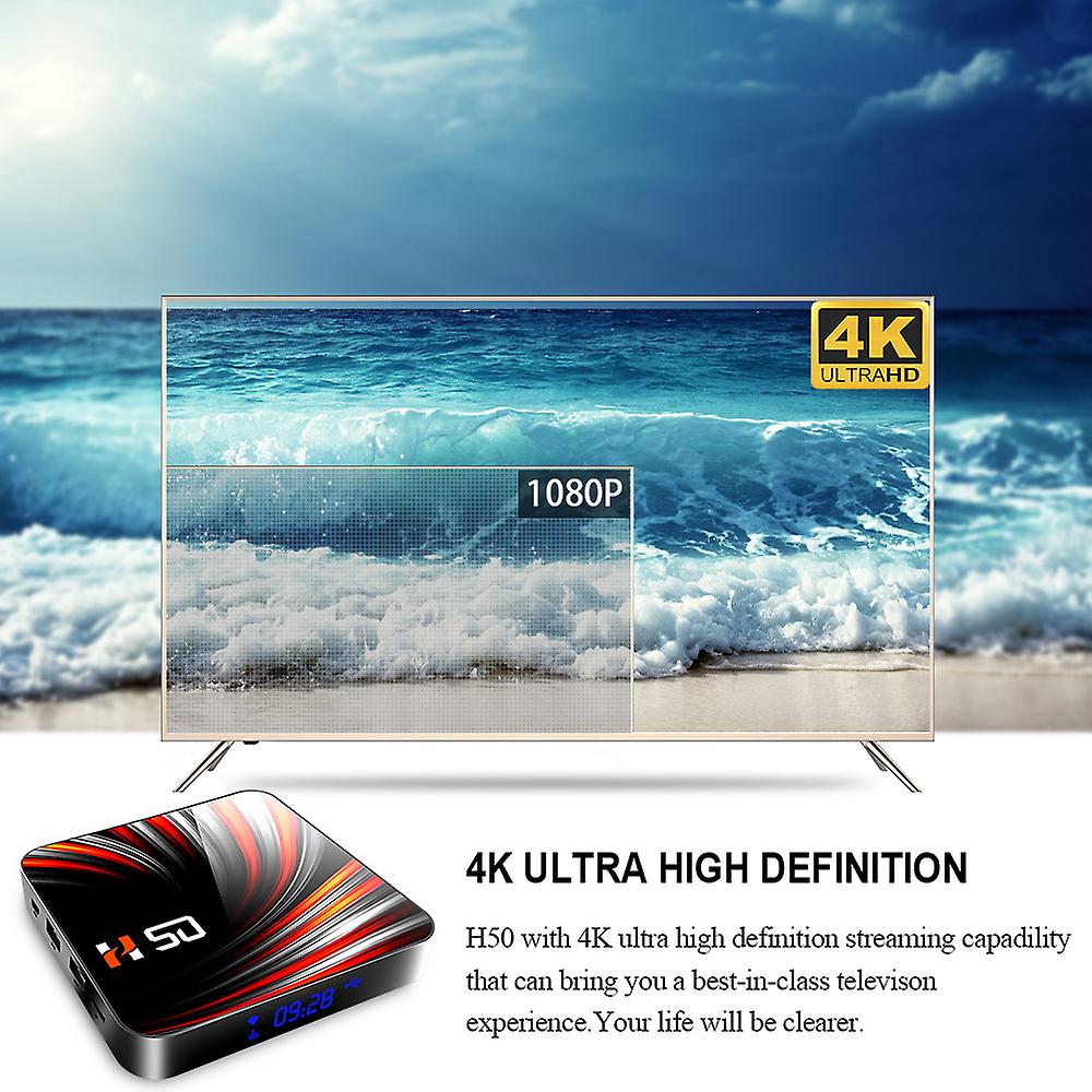 Global Version Android Tv Box 4k Ultra Hd Android Tv 10.0 Hdr 4gb 64gb ...