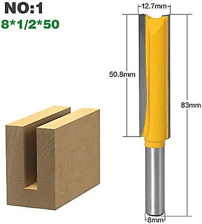 3pcs 8mm Flush Trim Router Bits Extra Long Carbide Router Bits ...
