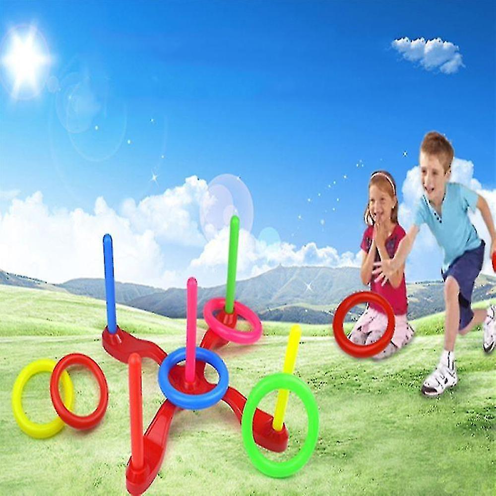 10 Pcs Plastic Toss Rings Target Throw Carnival Backyard Park Games ...