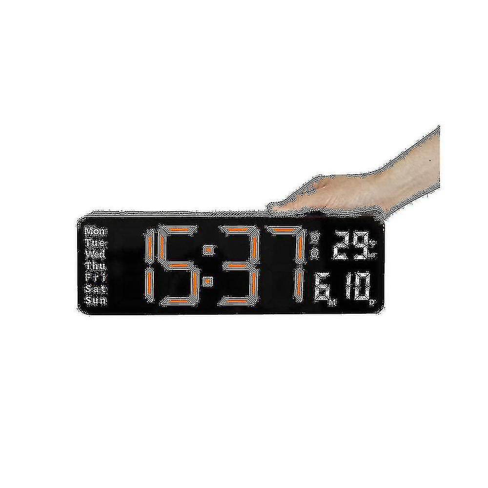 13inch Display Led Digital Wall Clock Remote Control Table Alarm Clock ...