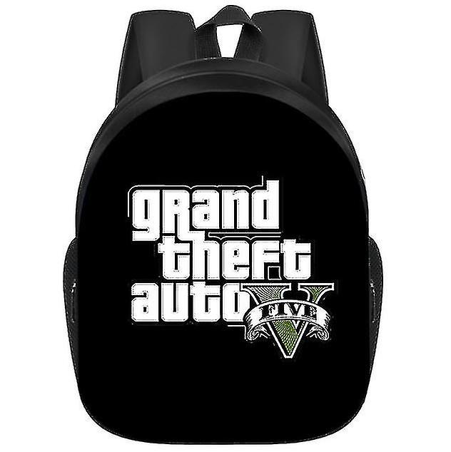 Gta5 Theft Auto Backpack Student School Bag | Fruugo UK