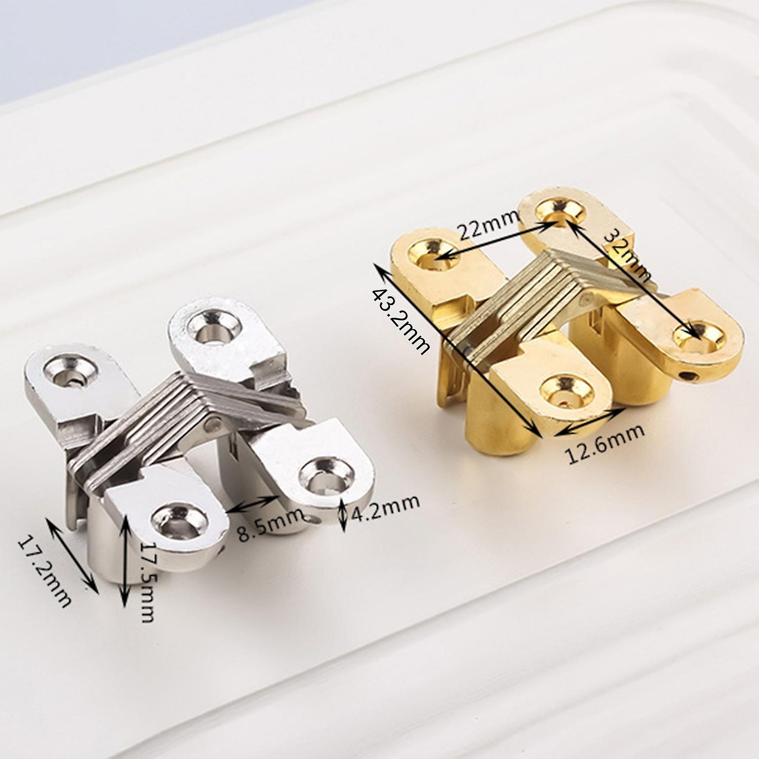 ZHOUBA 4Pcs Sturdy Cross Hinge High Adaptability Door Hardware ...