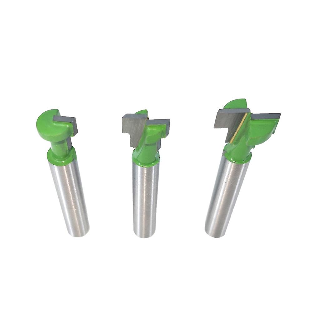 Keyhole Router Bits Set 6.35mm (1/4 Inch) Shank 5/16 3/8 & 1/2 Inch ...