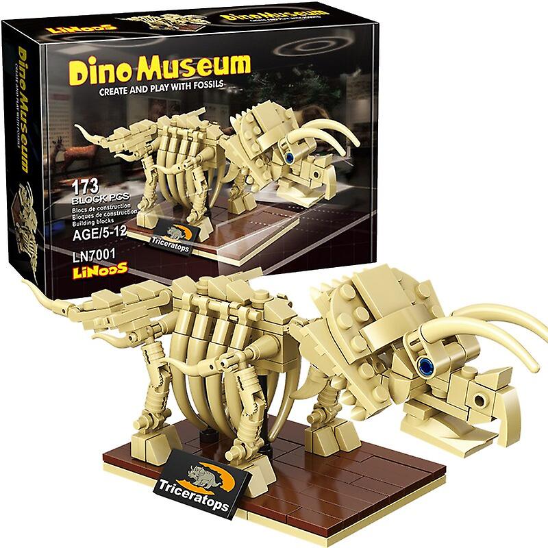 Jurassic World 3d Dinosaurs Fossils Skeleton Lepining Building Blocks ...