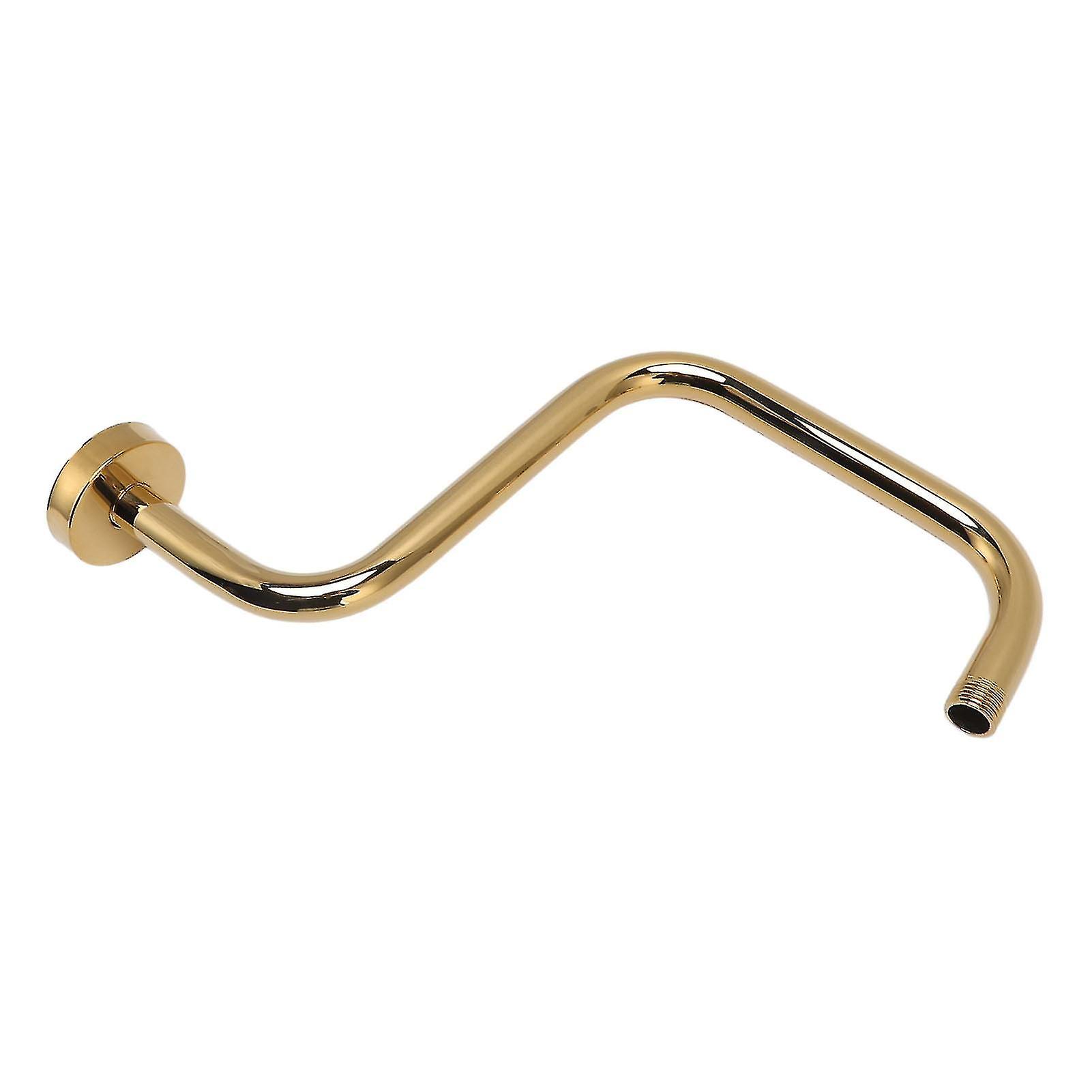 Shower Extension Arm Stainless Steel High Rise Shower Arm With Flange ...