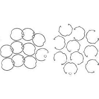 Pack Of 30 Gu10 Mr16 Retaining Spring Rings Clips 50mm Diameter ...