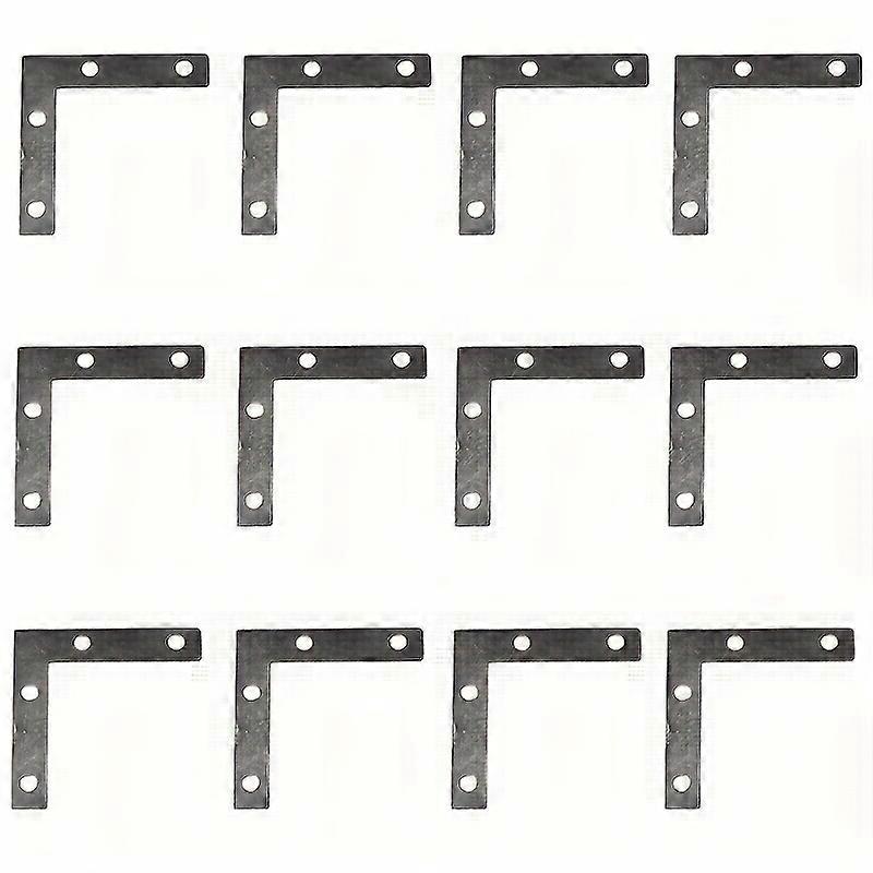 12pcs Frame Furniture Corner Code Connectors, L-shaped Angle Iron 90 ...