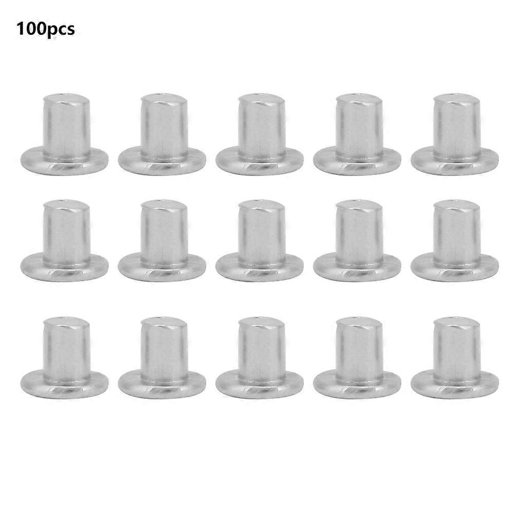 100pcs M2.5*3/4/5mm Flat Head Aluminum Rivets Countersunk Solid Rivets (m2.5*3) | Fruugo UK