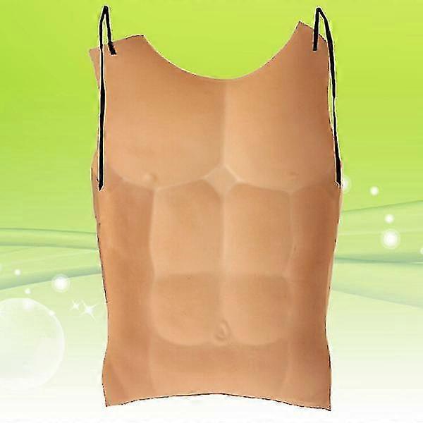 Men's Clothing Fake Muscle Halloween Fake Chest Realistic Male Chest ...
