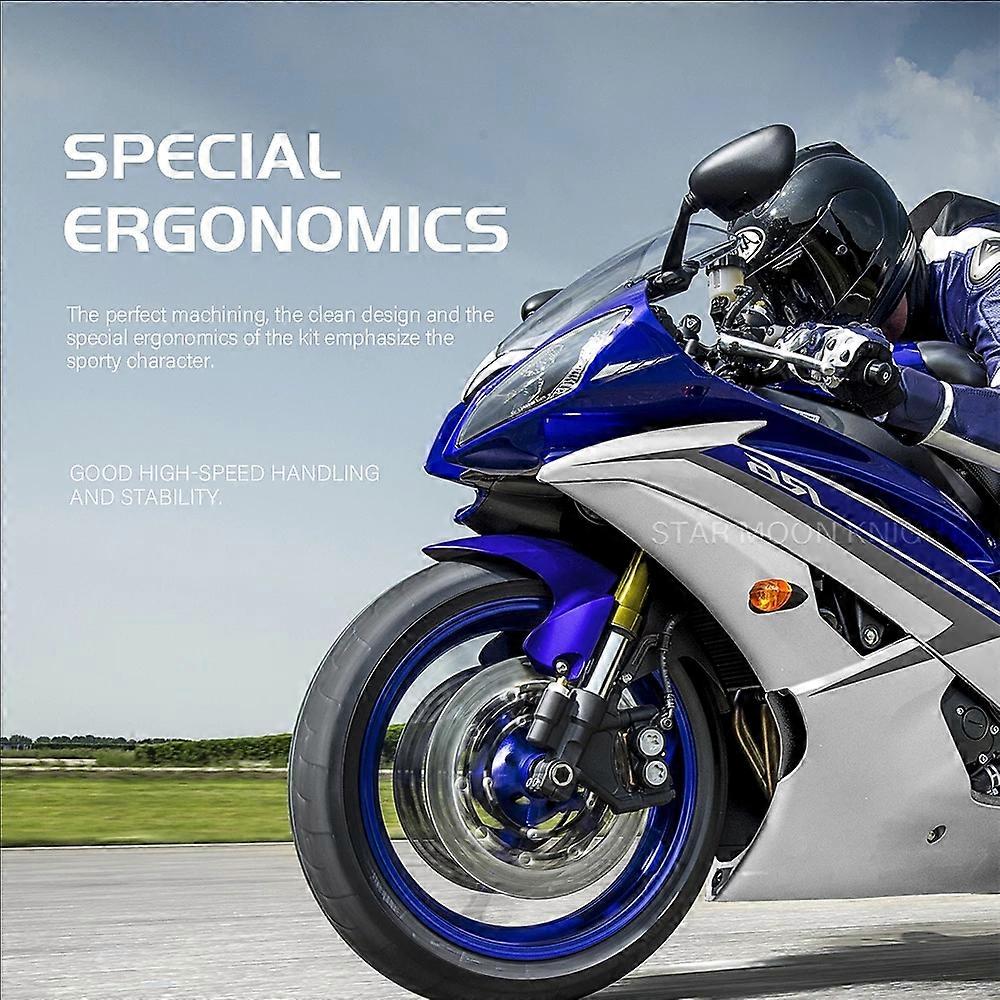 Motorcycle Clip on Ons Fork Riser Regular Handlebar For Yamaha YZF-R1 ...