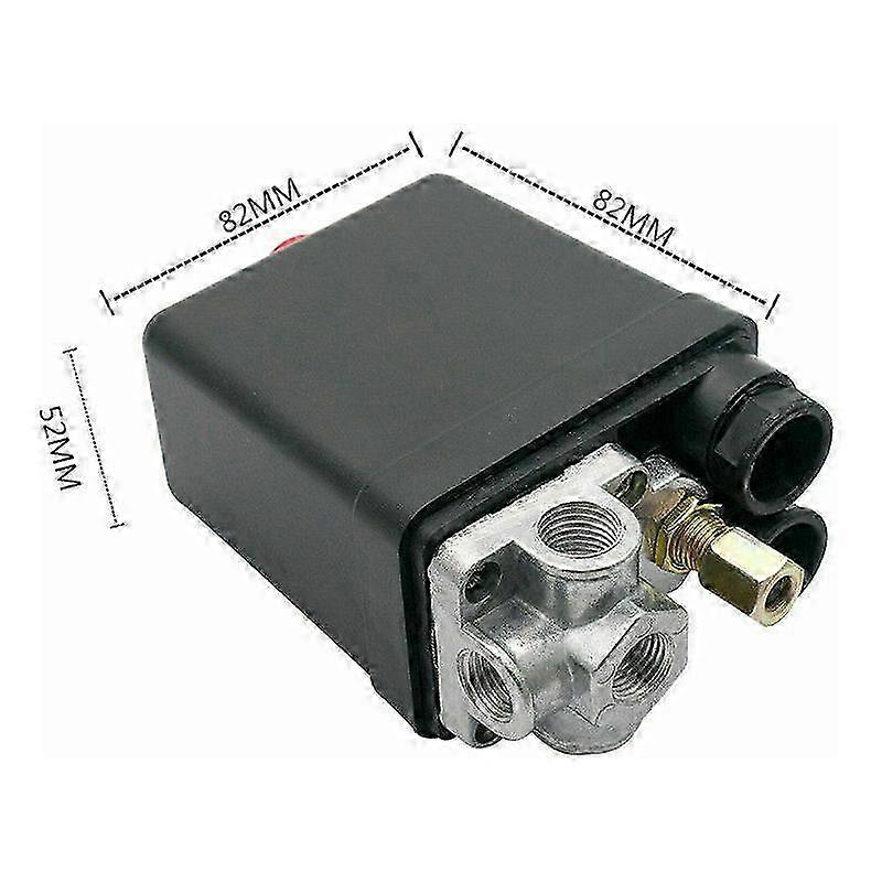 Pressure switch g1/4, 240v vertical three-phase four-hole pressure ...