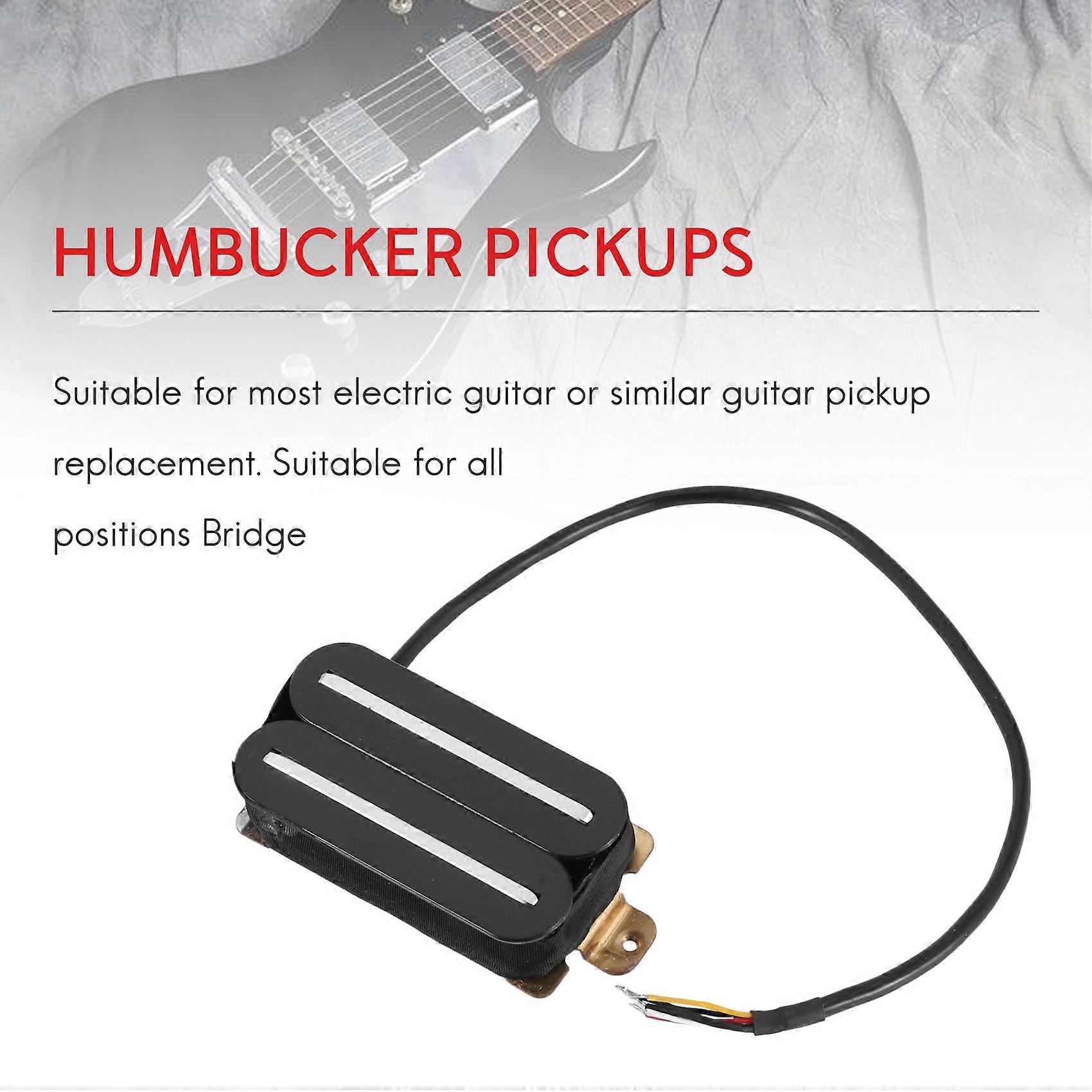 High Output Pickup Dual Hot Rail Humbucker Pickups Ceramic Electric ...