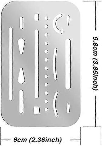 Eraser Shield Eraser Template Drafting Metal Erasing Shield Stainless ...