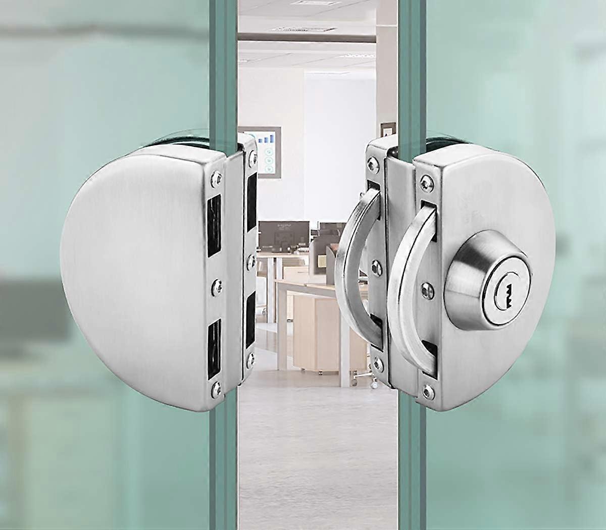 Stainless Steel Glass Door Lock Double Glass Door Lock Sliding Door ...