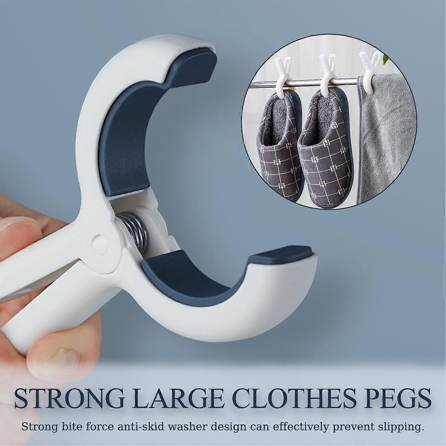 8 Pcs Beach Towel Clips, Towel Clips for Sun Loungers, Plastic Towel ...