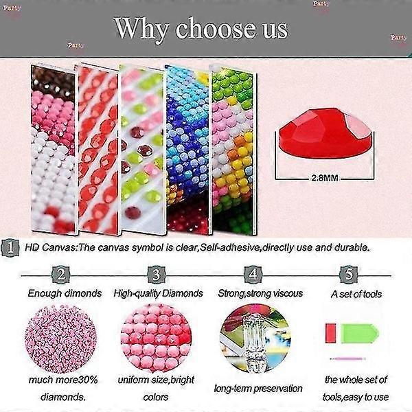 Skull Grim Reaper Diamond Painting Round Full Drill Nouveaute Diy ...