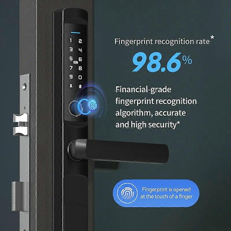 Aluminum Sliding Door Smart Lock Outside Waterproof WiFi TTLock ...