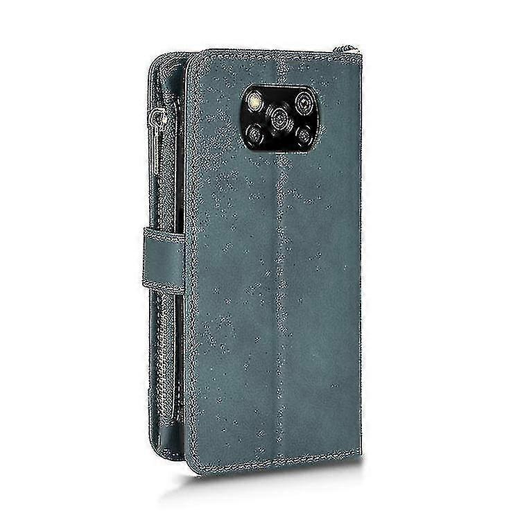 For Xiaomi Poco X3 Nfc / Poco X3 Pro Litchi Texture Zipper Leather ...