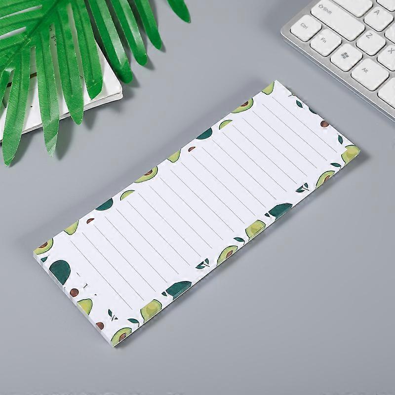 4 Pack Magnetic Notepads for Refrigerator, Fruit Design Magnetic ...
