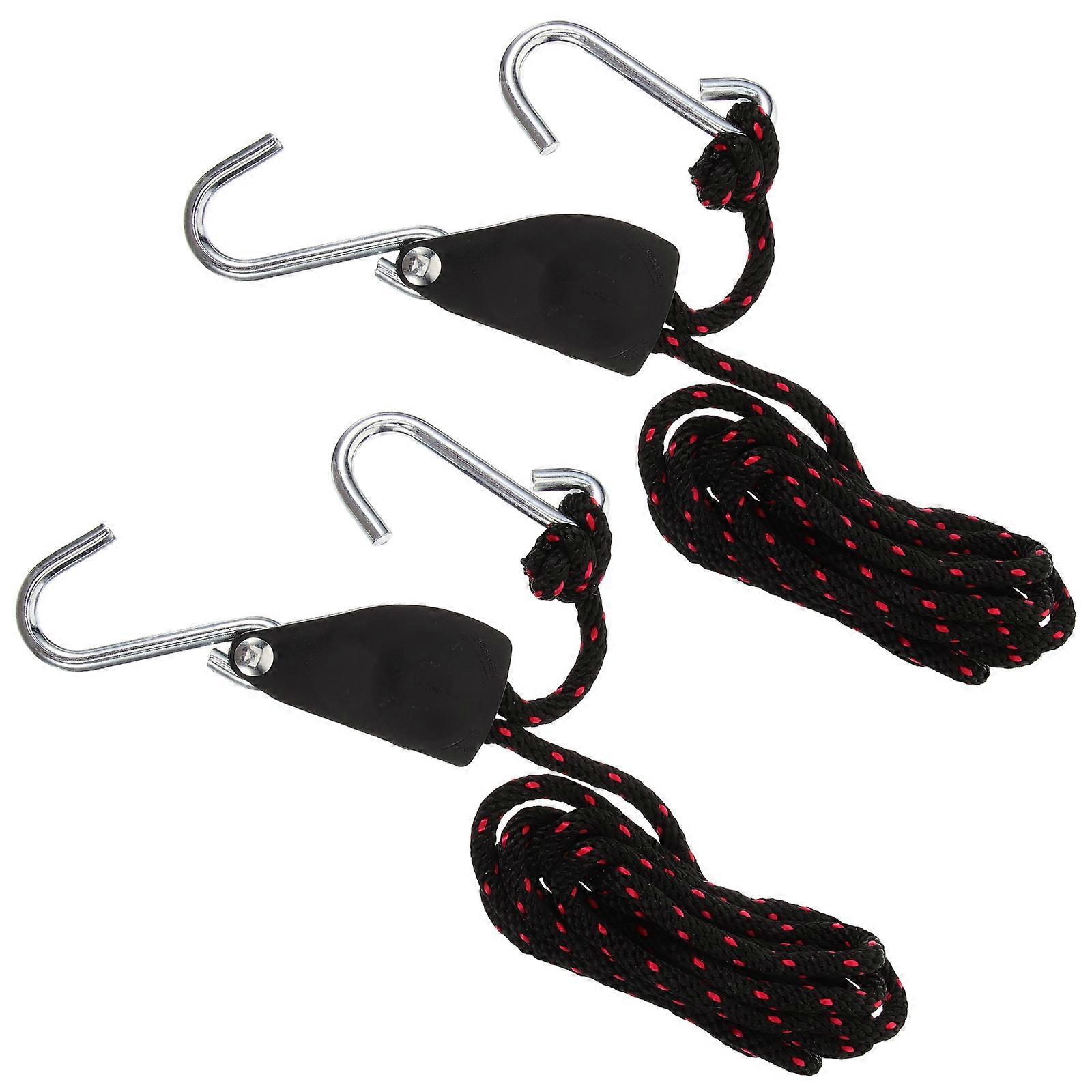 2 PCS Pulley Ratchets Kayak and Canoe Boat Bow and Stern Rope Lock Tie ...