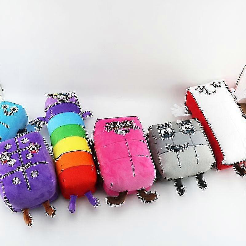10pcs/set Numberblocks Plush Toys Educational Stuffed Number Blocks ...