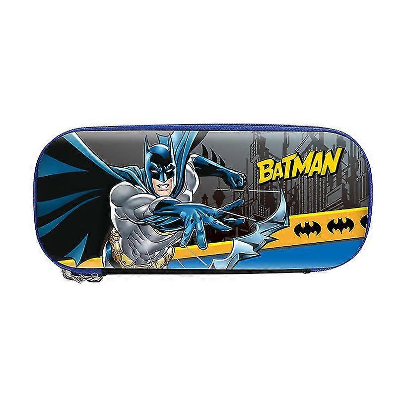 Kids Boys Batman/spiderman/captain America Print Zipper Pencil Case Pen ...