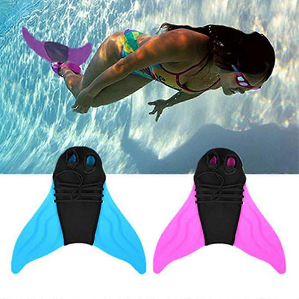 Swim Fins For Kids, Mermaid Tail Fins One-Piece Flipper Diving Fins ...