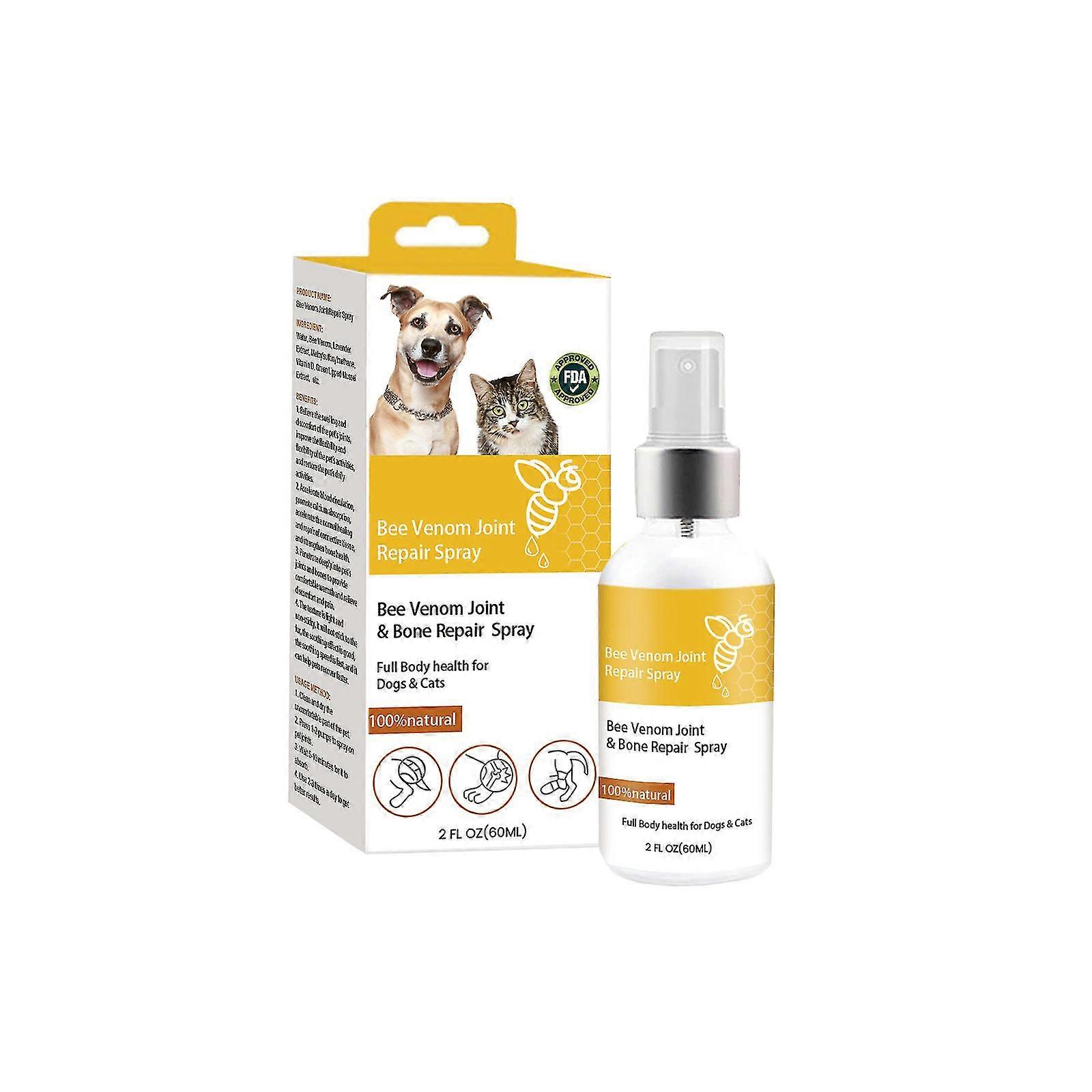 Bee Venom Joint & Bone Therapy Spray Full Body Recovery For Dogs & Cats ...