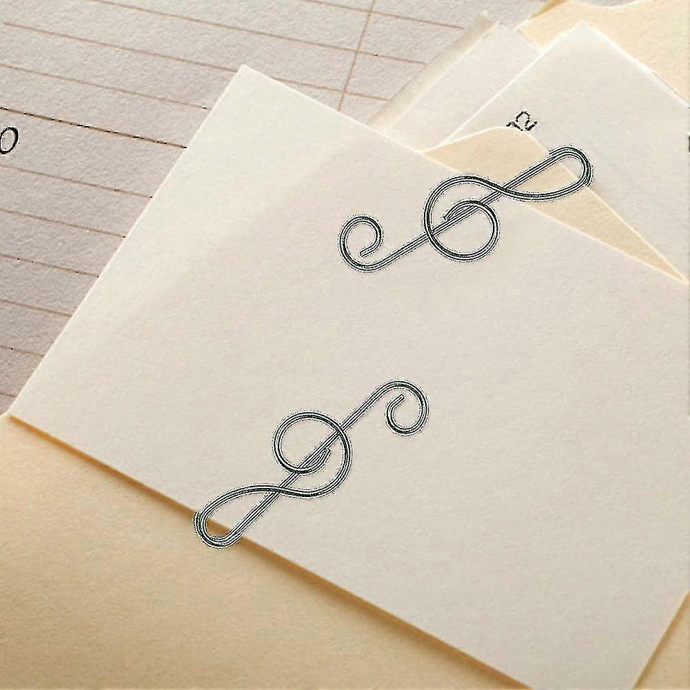 100 Pack Music Paper Clips, Music Paper Clips Metal Paper Clips For ...