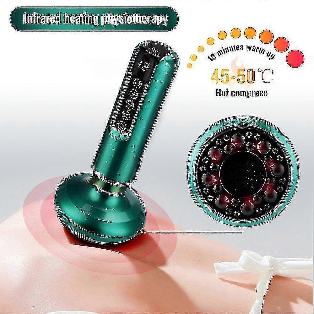 Electric Cupping Massager Vacuum Suction Cup Guasha Anti Cellulite Beauty Health Scraping ...