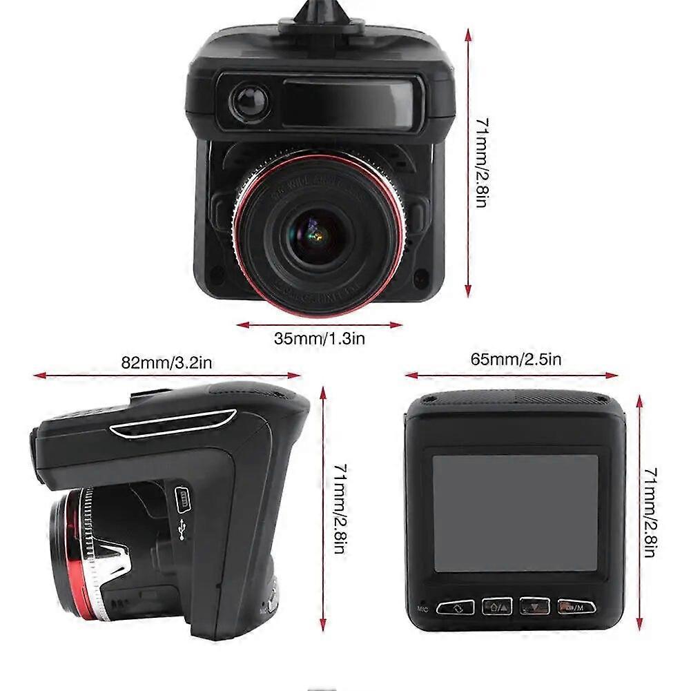 Car Dvr Radar Detector 2 In 1 HD 1080P Car DVR Camera Radar Laser ...