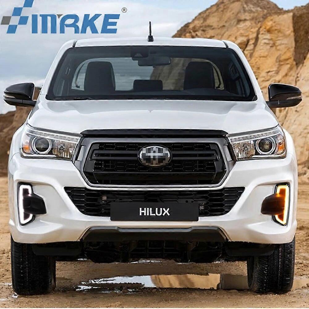 LED Daytime Running Light For Toyota Hilux Revo Rocco 2018 2019 2020 ...