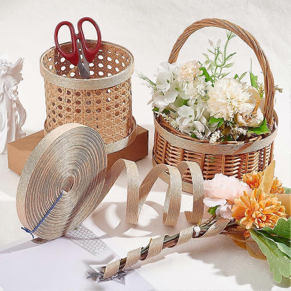 21 Yard Paper Weaving Cane 3/5 Inch Paper Rattan Cane 12-Ply Fibre Rush ...