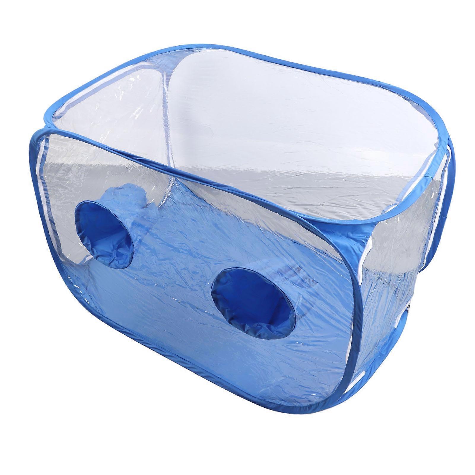 Mushroom Grow Tent Still Air Box Portable Foldable PVC 2 Arm Ports ...