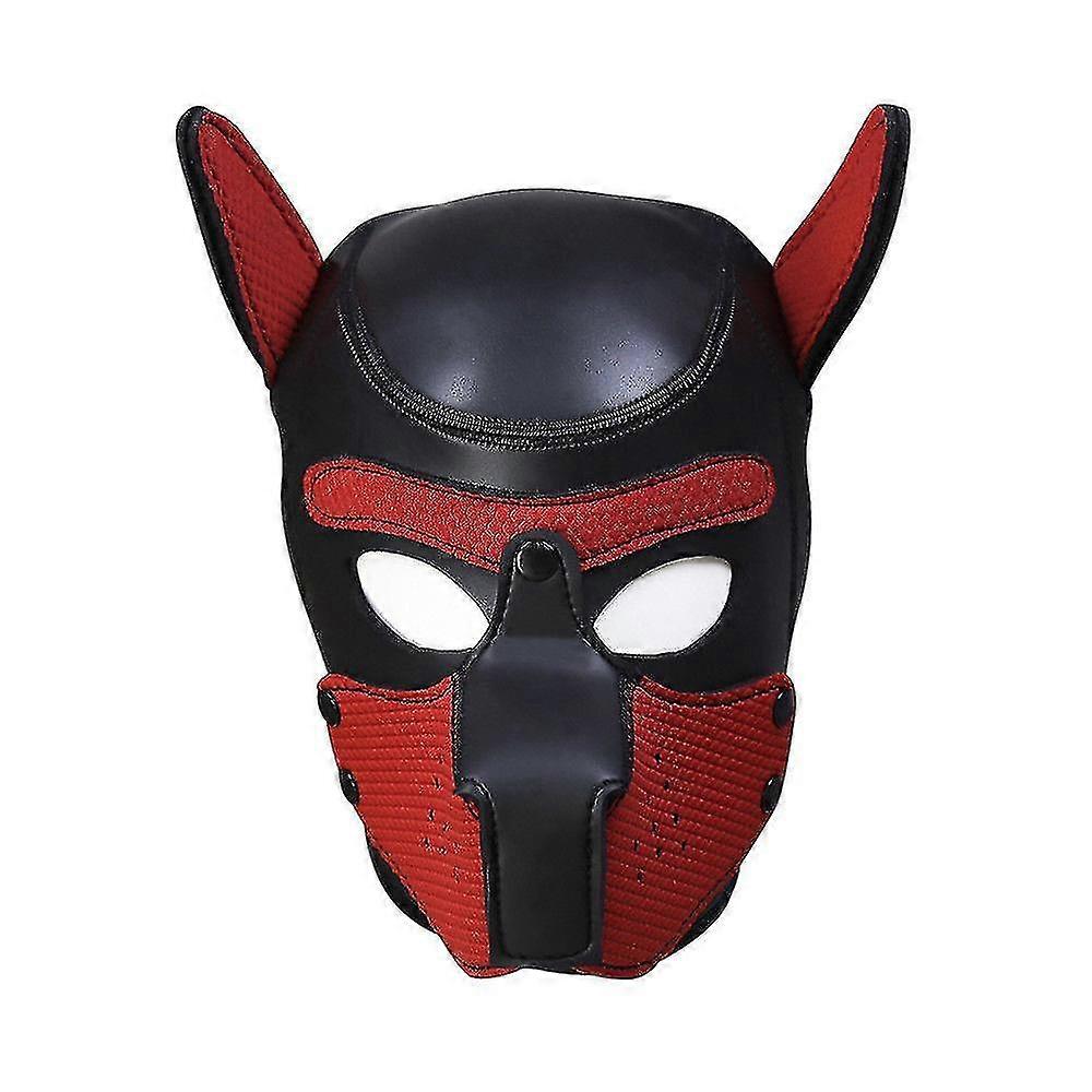 Role-playing Dog Mask Role-playing Full Head With Mask#red | Fruugo UK