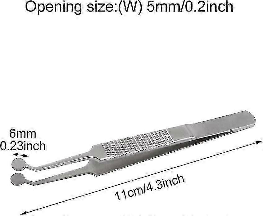 Meibomian Gland Expressor, Professional Forceps Stainless Steel Eyelid ...