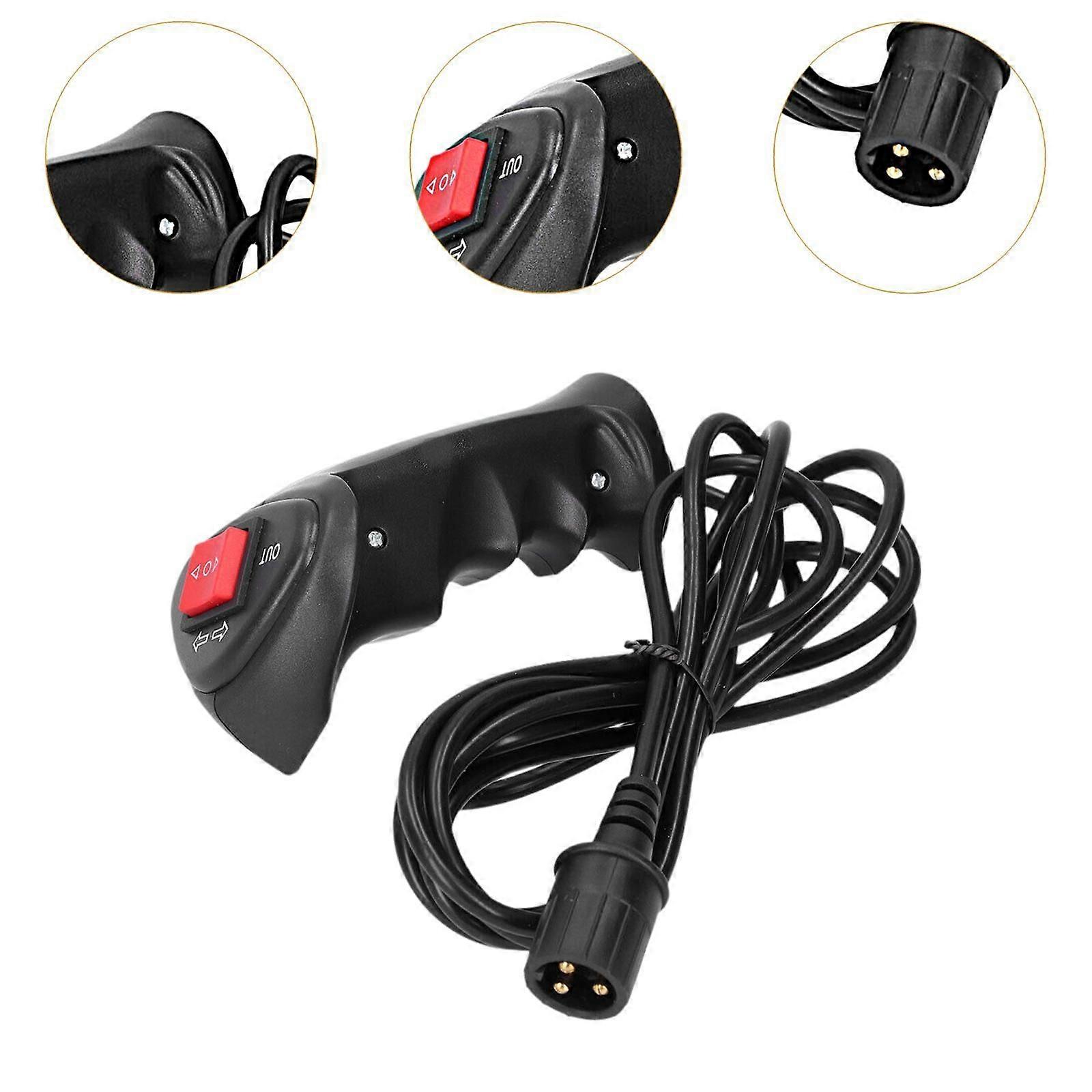 Winch Remote Control 3 Prong Handset Switch for Trailer Trucks Vehicles ...